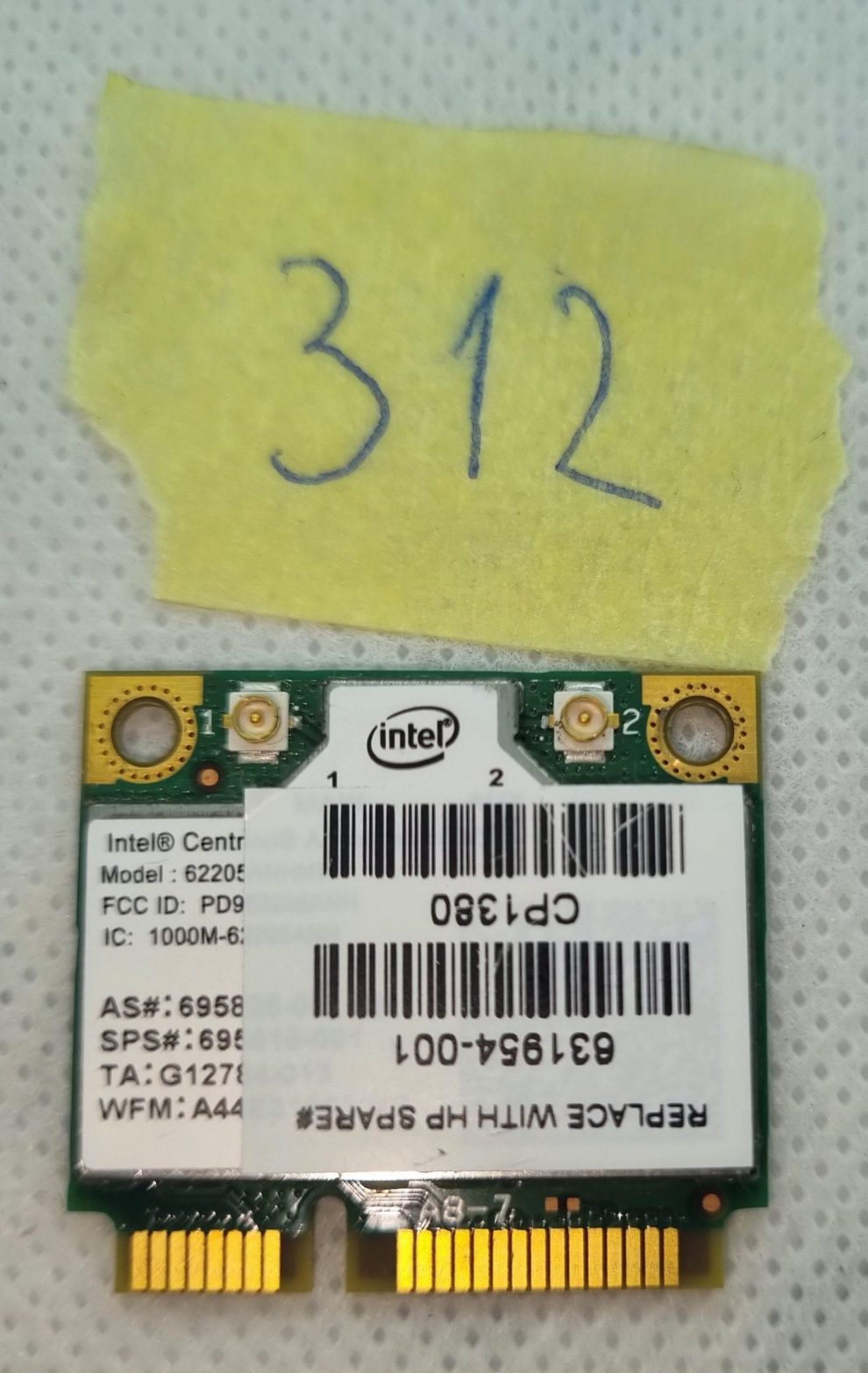Intel Centrino Advanced-N 6205 WLAN WIFI Mini PCIe adapter Model ...