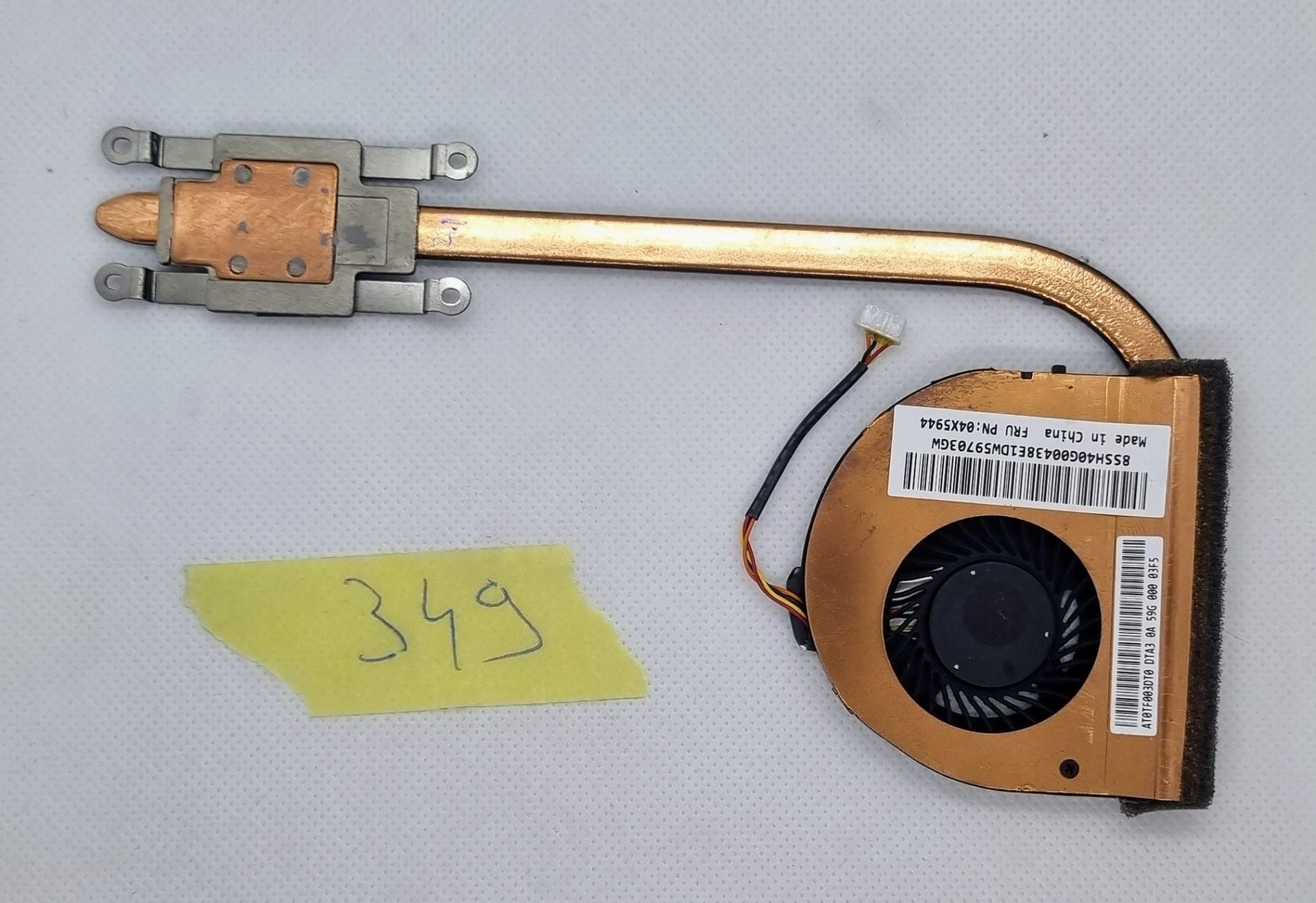 Lenovo CPU ventilator FAN SWG hladilnik za Thinkpad T580 P52s 01ER495 ...