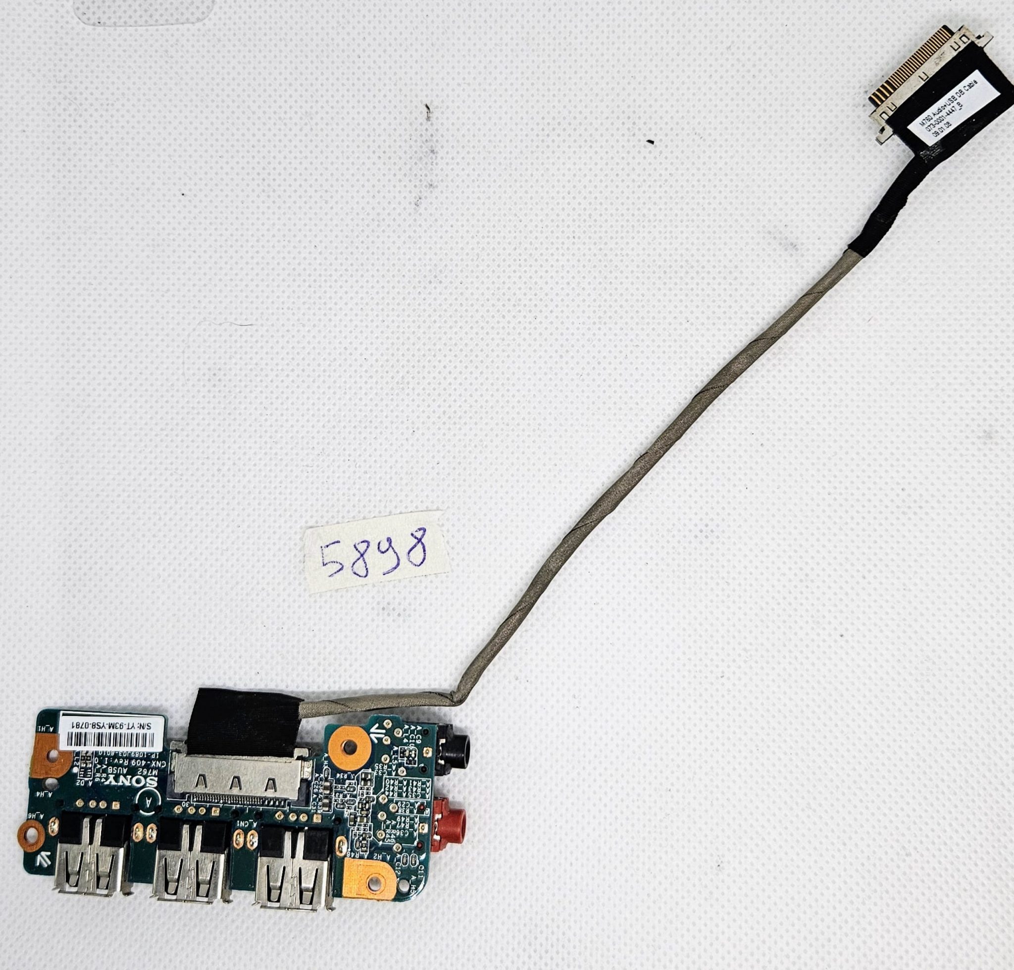 Sony VGN-FW140E USB zvočna plošča CNX-409 1P-1083J00-8010 | Razred A ...